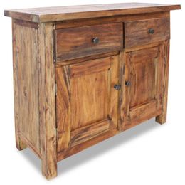 Bonnevie - Sideboard,Kommode Altholz Massiv 75 x 30 x 65 cm vidaXL