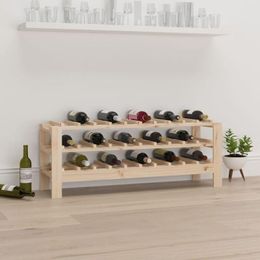 Bonnevie - Weinregal 109,5x30x42 cm Massivholz Kiefer vidaXL454995