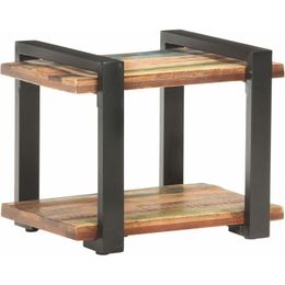 Bonnevie - Nachttisch,Beistelltisch 50x40x40 cm Recyceltes Massivholz vidaXL