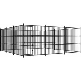 Bonnevie - Outdoor-Hundezwinger,Hundekäfig 450×450×185 cm vidaXL