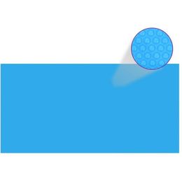 Rechteckige Pool-Abdeckung pe Blau 732 x 366 cm Vidaxl Blau