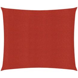 Bonnevie - Sonnensegel,Sonnenschutzsegel 160 g/m² Rot 3,6x3,6 m hdpe vidaXL