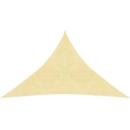 Bonnevie - Sonnensegel,Sonnenschutzsegel 160 g/m² Beige 4x4x5,8 m hdpe vidaXL