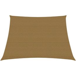 Bonnevie - Sonnensegel,Sonnenschutzsegel 160 g/m² Taupe 3/4x2 m hdpe vidaXL