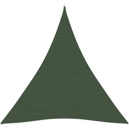 Bonnevie - Sonnensegel,Sonnenschutzsegel 160 g/m² Dunkelgrün 5x6x6 m hdpe vidaXL