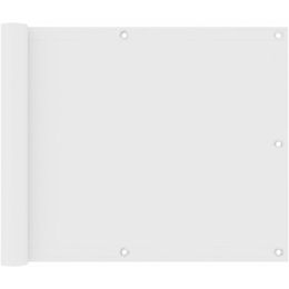 Bonnevie - Balkon-Sichtschutz,Balkonverkleidung Weiß 75x500 cm Oxford-Gewebe vidaXL