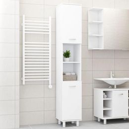 Badezimmerschrank,Badschrank Weiß 30x30x179 cm Holzwerkstoff vidaXL