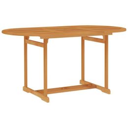 Gartentisch,Terrassentisch 150x90x75 cm Teak Massivholz vidaXL