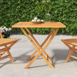 Gartentisch,Terrassentisch Klappbar 85x85x76 cm Teak Massivholz vidaXL