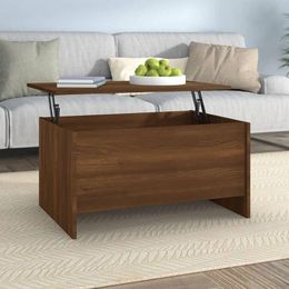 Couchtische Kaffeetisch Braun Eichen-Optik 80x55,5x41,5 cm Holzwerkstoff vidaXL