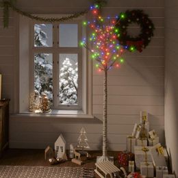 Weihnachtsbaum,Kunstbaum 180 LEDs 1,8m Mehrfarbig Weide Indoor Outdoor vidaXL