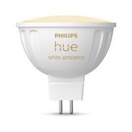Philips Hue White Amb. MR16 LED Lampe Einzelpack 400lm - Weiß