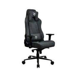 Arozzi Vernazza Gaming-Stuhl, Soft Fabric Dark Grey dunkelgrau Material: Polyester, Gestell aus Metall Max. Tragfähigkeit: 145 kg Armlehne: 3D Sitzhöhe: 48 - 57 cm
