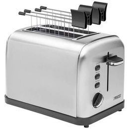 Princess 142354 Toaster mit Brötchenaufsatz Edelstahl