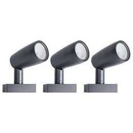 LEDVANCE LED Außenleuchte Smart+ WiFi Garden Spot silber 3er Set