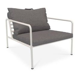 Houe Loungesessel Avon Weiß / Dunkelgrau