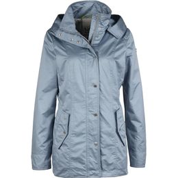 Fuchs & Schmitt FUCHS SCHMITT Regenjacke, Stehkragen, Knopfleiste, für Damen, blau, 44