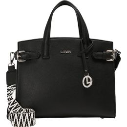 L.Credi Shopper, Metallic-Details, zweifarbige Schulterriemen, für Damen, schwarz