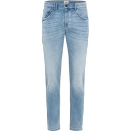 Camel Active Jeans, Slim-Fit, 5-Pocket-Style, für Herren, blau, 36/34