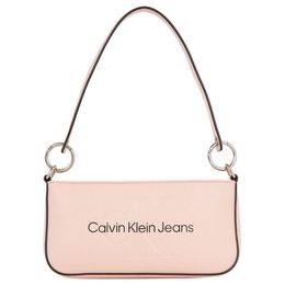 Calvin Klein Jeans Schultertasche SCULPTED SHOULDER POUCH25 MONO, mit großflächigem Markenlogo vorne, rosa