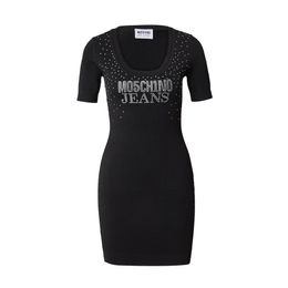 Moschino Jeans Kleid Damen Gr&ouml;&szlig;e L schwarz / transparent