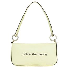 Calvin Klein Jeans Schultertasche SCULPTED SHOULDER POUCH25 MONO, mit großflächigem Markenlogo vorne, gelb