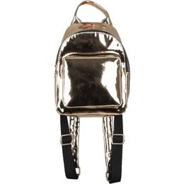 Urban Classics Rucksack Urban Classics Unisex Mini Metallic Backpack, goldfarben