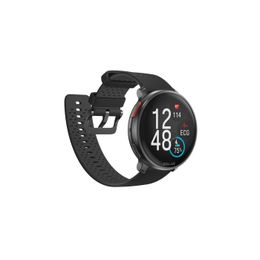 Polar VANTAGE V3 Smartwatch (3,5 cm/1,39 Zoll), Premium-Multisportuhr Silikon-Armband S-L, schwarz