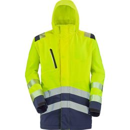 Cepovett Parka Unisex Hochsichtbar "Erwin" Gr. S - 3XL, Warnschutz, Stretch-Stoff, Modul'wear, gelb