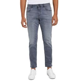 Tom Tailor 5-Pocket-Jeans Josh in Used-Waschung, grau