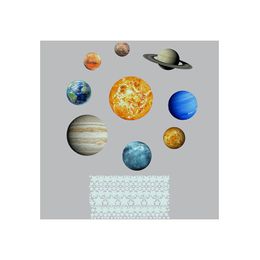 Ambiance Wandtattoo "Glow in the Dark - Solar System planets"