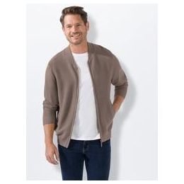 Strickjacke Marco Donati Gr. 54, grau (taupe) Herren Strickjacken