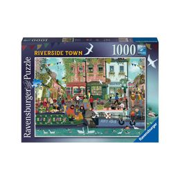 RAVENSBURGER VERLAG Puzzle RIVERSIDE TOWN (1000 Teile)