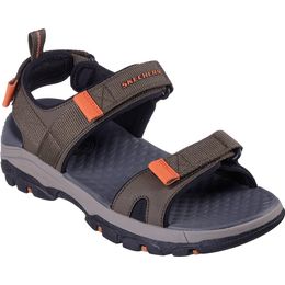 Skechers® Sandalen, Klettverschluss, rutschfest, für Herren, grün, 42