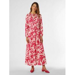 comma, Comma A-Linien-Kleid, rosa|weiß