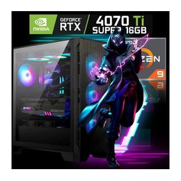 Meinpc 5900X RTX 4070 Ti 16G Gaming-PC (AMD Ryzen 9 5900X
