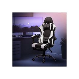 ML-Design Gaming-Stuhl Massage Bürostuhl mit Armlehne Verstellbar Ergonomischer Stuhl