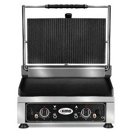 Gastro GMG Elektro-Kontaktgrill KG2745GDT 45x27 unten glatt, oben gerillt mit 2 Temperaturreglern