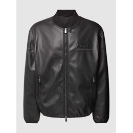 Armani Exchange Bomberjacke in Leder-Optik