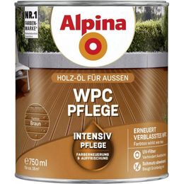 Alpina Holzöl WPC Pflege Braun 750 ml