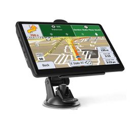 Gontence PKW Navigation 7'' GPS Navi PKW-Navigationsgerät (Europa 47 Karten Kostenloses Kartenupdate Navigationsgerät (Professionelles Navigationssystem)