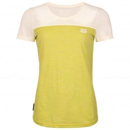 Ortovox - Women's 150 Cool Logo T-Shirt - Merinoshirt Gr L gelb
