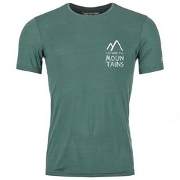 Ortovox - 120 Cool Tec Mountain Duo T-Shirt - Merinoshirt Gr S grau