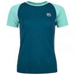 Ortovox - Women's 120 Tec Fast Mountain T-Shirt - Merinoshirt Gr L blau