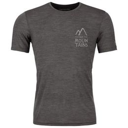 Ortovox - 120 Cool Tec Mountain Duo T-Shirt - Merinoshirt Gr S schwarz