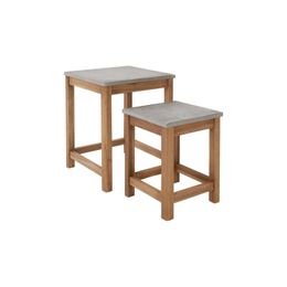 Butlers Pflanztisch CONCRETE Beistelltisch-Set 2-tlg.