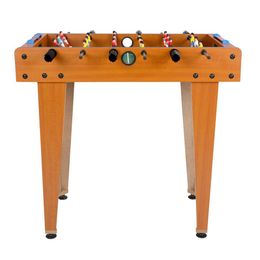 Deuba® Tischfussball Kicker mini 69 x 62cm braun