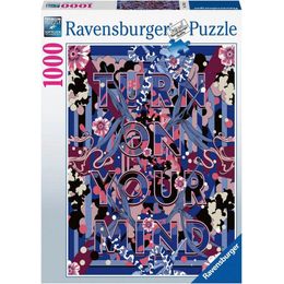 Ravensburger Puzzle Turn on your mind, 1000 Puzzleteile, Made in Germany, FSC® - schützt Wald - weltweit, bunt