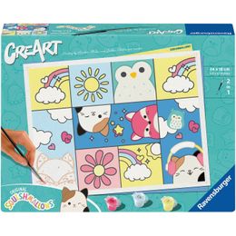 Ravensburger Malen nach Zahlen Squishmallows, Made in Europe, FSC® - schützt Wald - weltweit, bunt