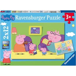 Ravensburger Puzzle Zuhause bei Peppa, 24 Puzzleteile, Made in Europe, FSC® - schützt Wald - weltweit, bunt